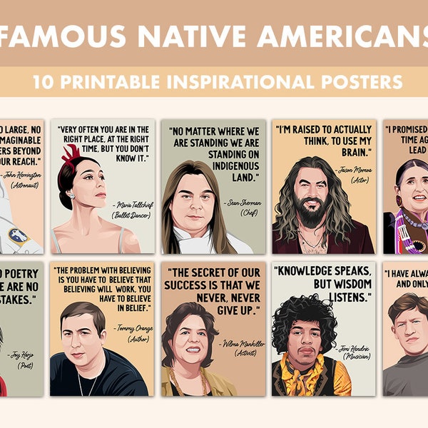 Native American Heritage Posters - Etsy