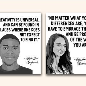 Inspirational Children Vol.2 Quotes Printable Posters || 10 Inspiration ...