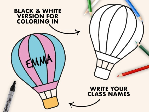 Hot Air Balloon Decorations SOAR INTO SPRING! Hot Air Balloon, Welcome ...