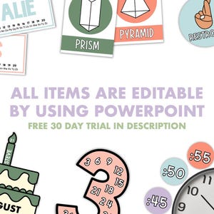 Wildflowers Classroom Decor Bundle || Editable Classroom Printable ...