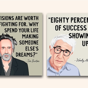 Famous Movie Directors Printable Posters || 10 Inspiration Director ...