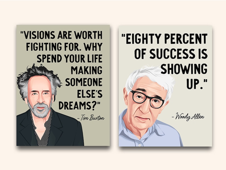 Famous Movie Directors Printable Posters || 10 Inspiration Director ...