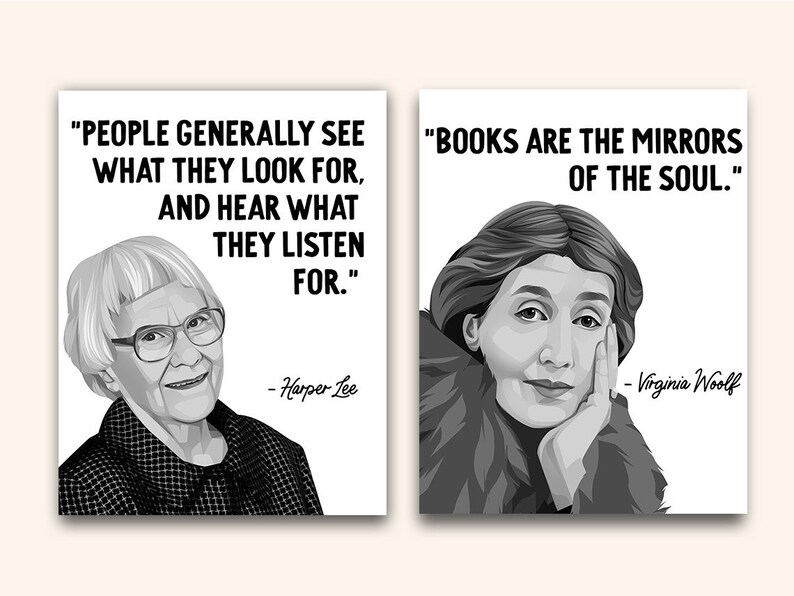 Famous Authors Printable Posters 10 Inspiration Author - Etsy