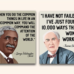 Famous Scientists Printable Posters || 10 Inspiration Science Quote ...