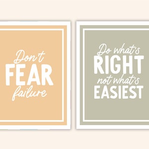 Boho Growth Mindset Posters || 8 Inspiration Quote Posters for ...