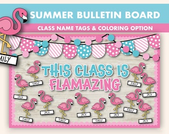 Summer BBQ Bulletin Board Kit Summer Bulletin Boards Digital May ...
