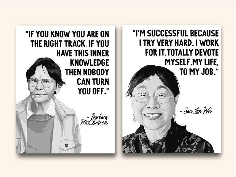Famous Women Scientists Printable Posters || 10 Inspiration Women in ...