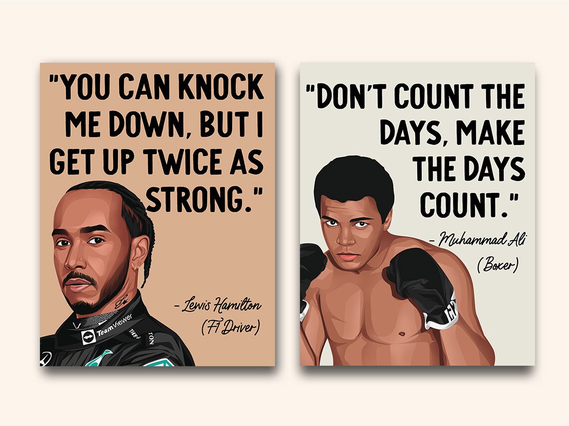 Black Icons Printable Posters || 10 Inspiration Black People Quote ...