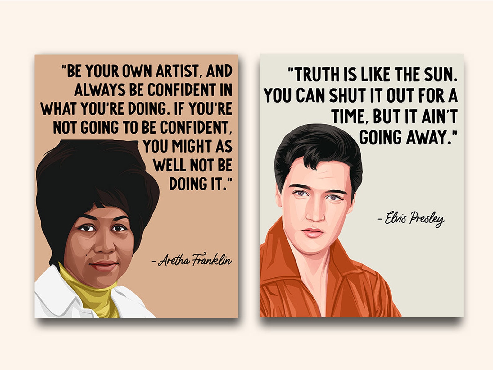 Famous Singers Printable Posters || 10 Inspiration Singers Quote ...