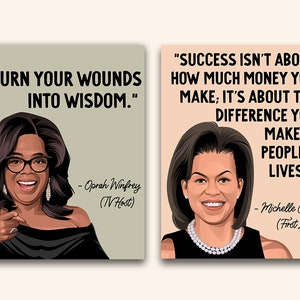 Inspirational Women Printable Posters || 10 Inspiration Women Quote ...