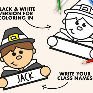 Pilgrim Bulletin Board Kit || Fall Bulletin Boards Digital ...