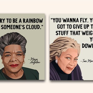 Female Authors Printable Posters || 10 Inspiration Woman Author Posters ...