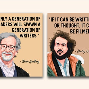 Famous Movie Directors Printable Posters || 10 Inspiration Director ...