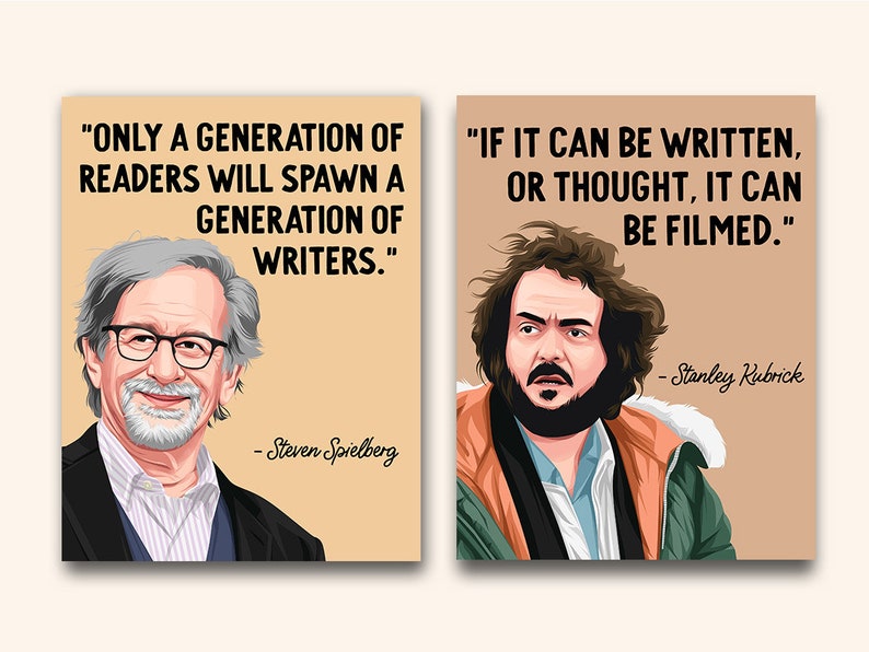 Famous Movie Directors Printable Posters 10 Inspiration - Etsy