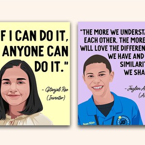 Inspirational Children Vol.2 Quotes Printable Posters || 10 Inspiration ...