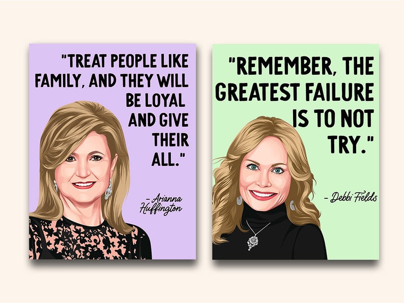 Famous Business People Printable Posters 10 Inspiration - Etsy