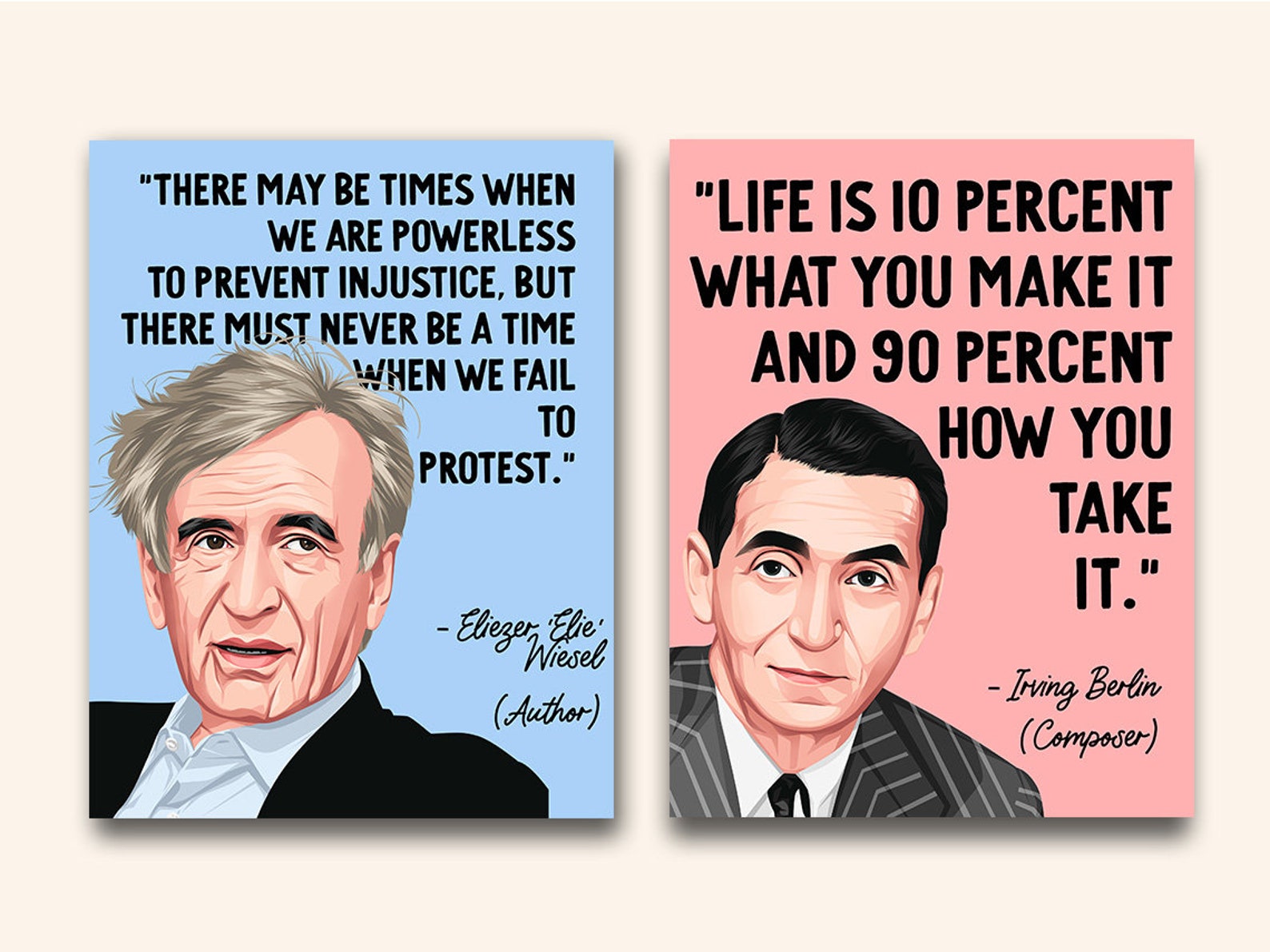 Famous Jewish Americans Printable Posters 10 Inspiration Jewish Quote ...