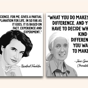 Famous Women Scientists Printable Posters || 10 Inspiration Women in ...