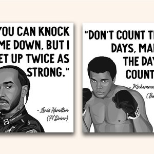 Black Icons Printable Posters || 10 Inspiration Black People Quote ...