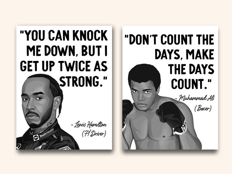 Black Icons Printable Posters || 10 Inspiration Black People Quote ...