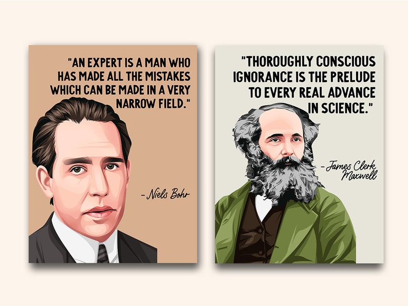 Famous Physics Printable Posters || 10 Inspiration Physics Quote ...