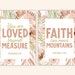 Boho Floral Bible Quote Posters || 8 Inspirational Bible Verse Wall Art ...