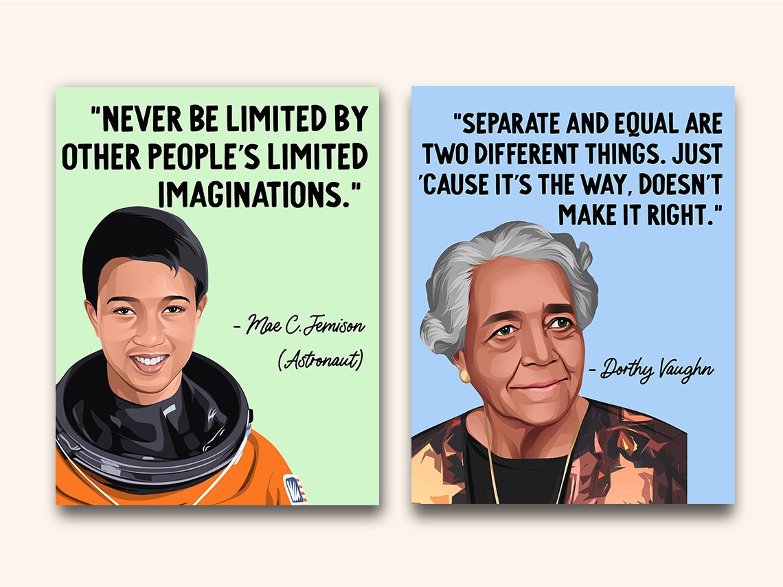 Black Scientist Printable Posters || 10 Inspiration Black Science Quote ...