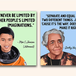 Black Scientist Printable Posters || 10 Inspiration Black Science Quote ...
