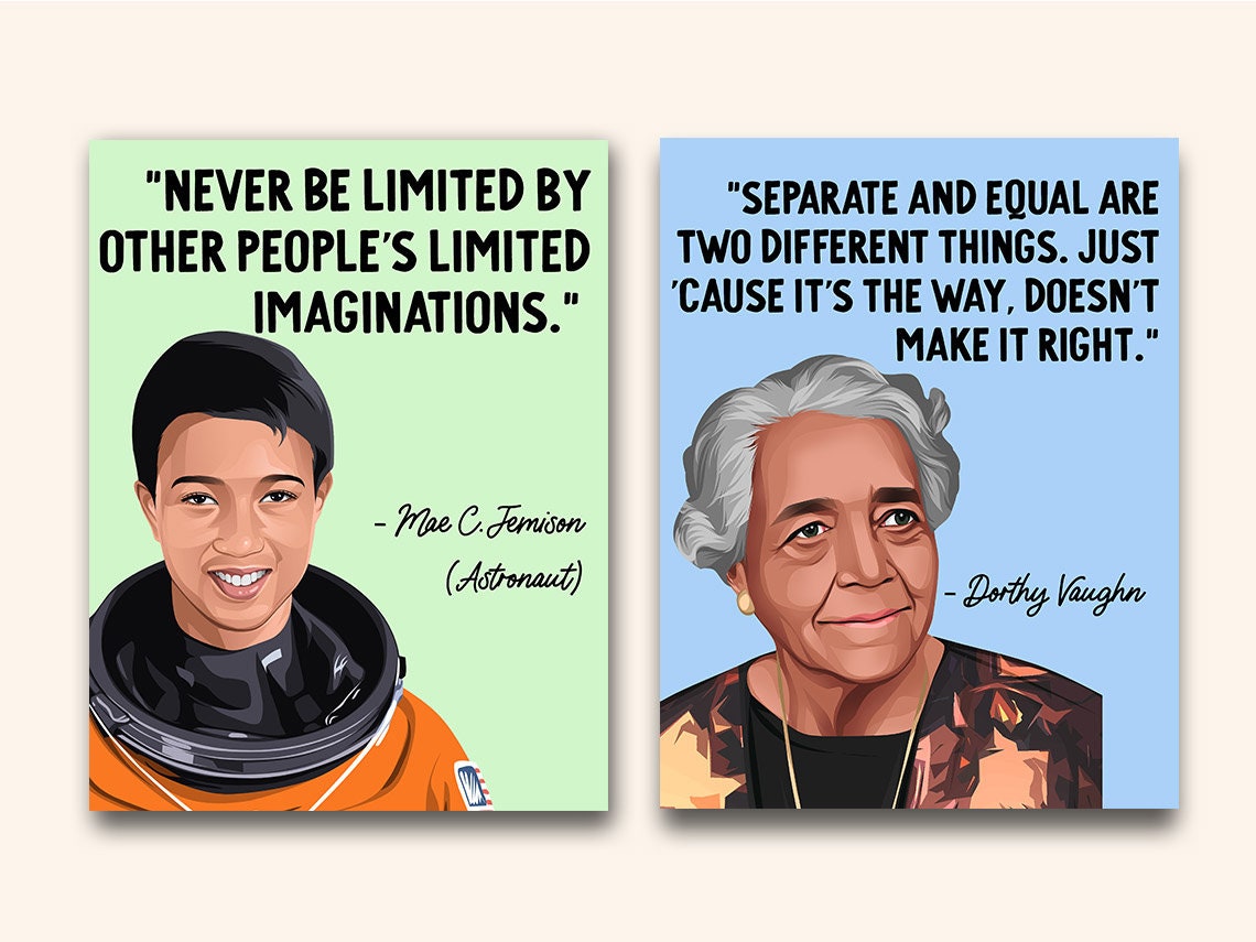 Black Scientist Printable Posters || 10 Inspiration Black Science Quote ...