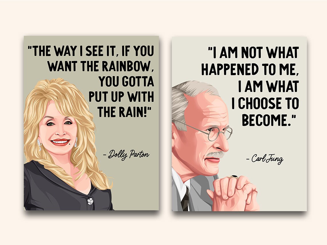 Famous Growth Minset Quotes Printable Posters 10 Growth - Etsy