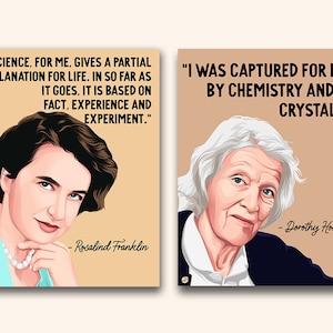 Famous Chemists Printable Posters || 10 Inspiration Chemistry Quote ...