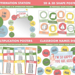 Farm Classroom Decor Bundle || Editable Classroom Printable Display ...