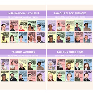 Giant Classroom Poster Bundle Printable Posters || Inspiration People ...