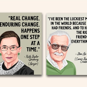 Famous Jewish Americans Printable Posters || 10 Inspiration Jewish ...