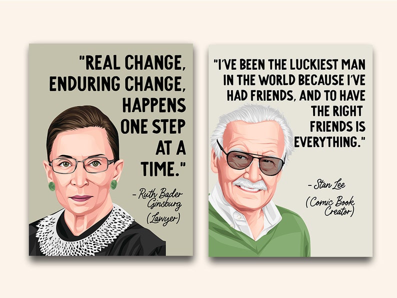 Famous Jewish Americans Printable Posters 10 Inspiration - Etsy