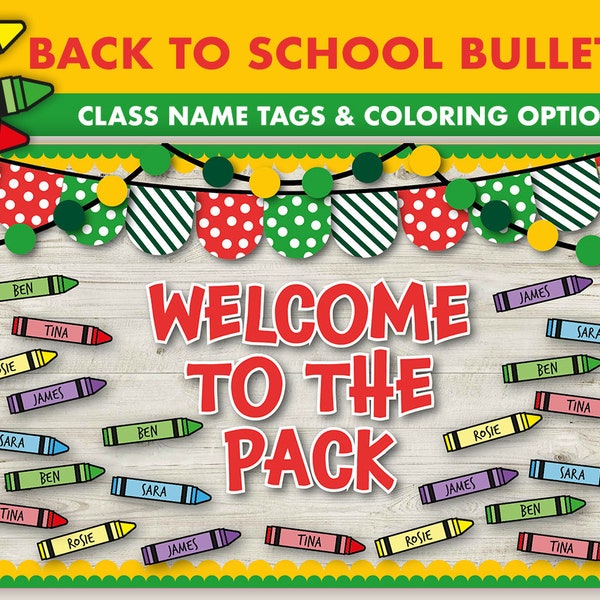 Welcome Back to School Bulletin Board - Etsy