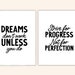 B&W Growth Mindset Posters 8 Inspiration Quote Posters for - Etsy