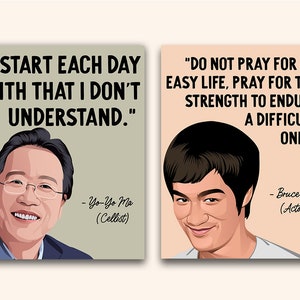 Asian American Leaders Printable Prints || 10 Inspiration Quote Posters ...
