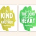 Watercolor Bible Quote Posters || 8 Inspirational Bible Verse Wall Art ...