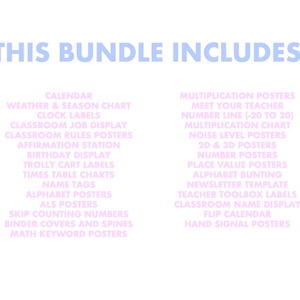 Shades of Purple Classroom Decor Bundle || Editable Classroom Printable ...