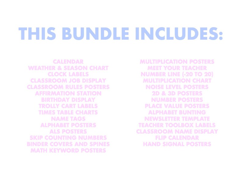 Shades of Purple Classroom Decor Bundle || Editable Classroom Printable ...