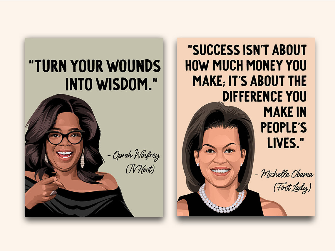 Women Changemakers Printable Posters 10 Inspiration Women - Etsy