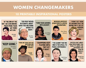 Women's History Month Inspirational Quotes, Women Changemakers ...