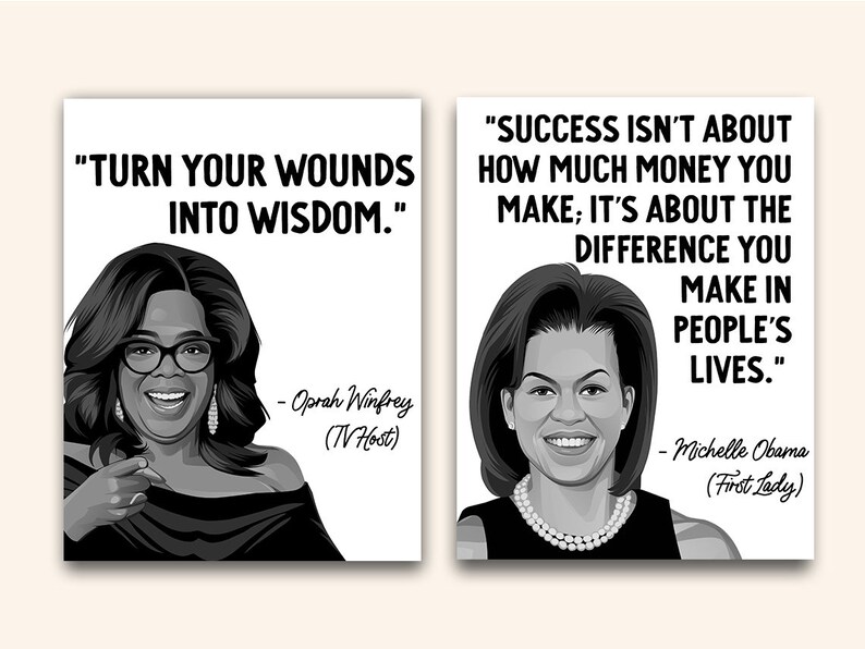 Black Women Printable Posters 10 Inspiration Black Women - Etsy