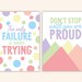 Pastel Growth Mindset Posters || 8 Inspiration Quote Posters for ...