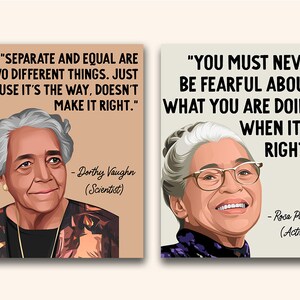 Black Women Printable Posters || 10 Inspiration Black Women Quote ...