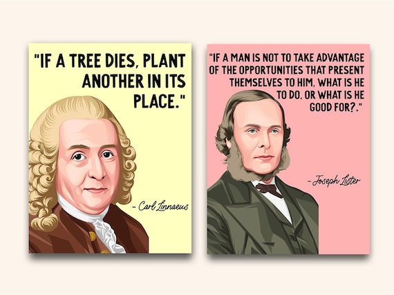 Biologist Quotes Famous Biologists Printable Posters || 10 Inspiration