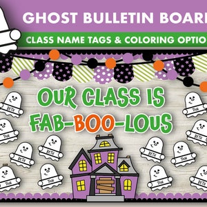 Halloween Bulletin Board Kit Halloween Bulletin Boards - Etsy