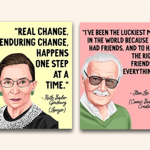 Famous Jewish Americans Printable Posters || 10 Inspiration Jewish ...