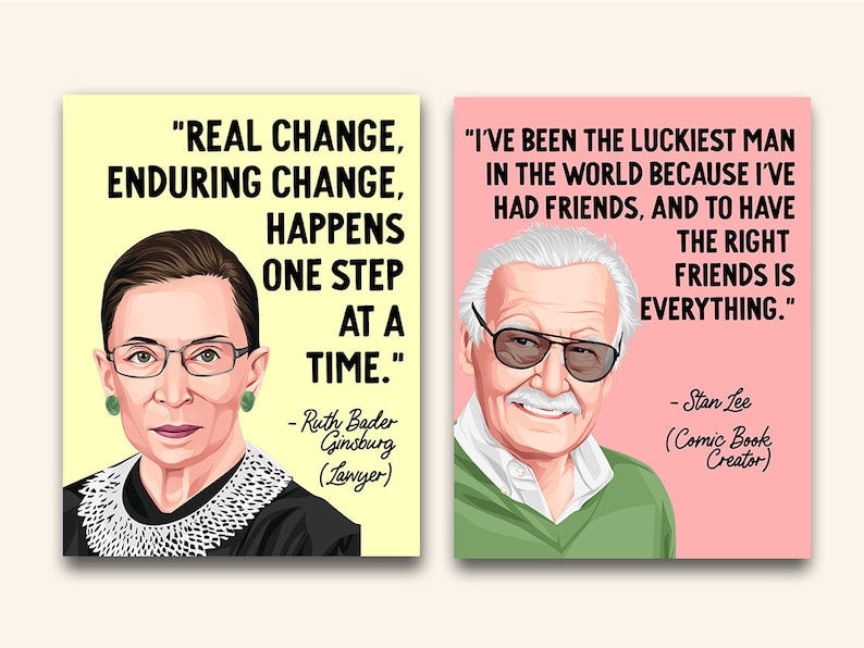Famous Jewish Americans Printable Posters 10 Inspiration - Etsy